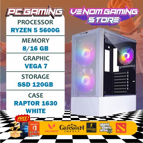 Jual Pc Gaming Ryzen 5 5600G | Ram 8GB | SSD 120GB | Game Render - RAM ...