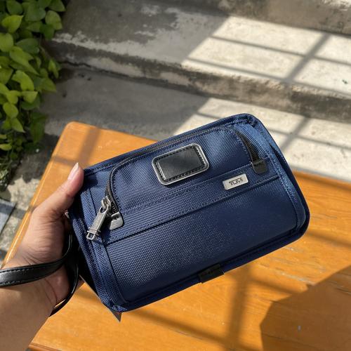 Jual Clutch Organizer Handbag terlaris biru - tas tangan - pouch - tas ...