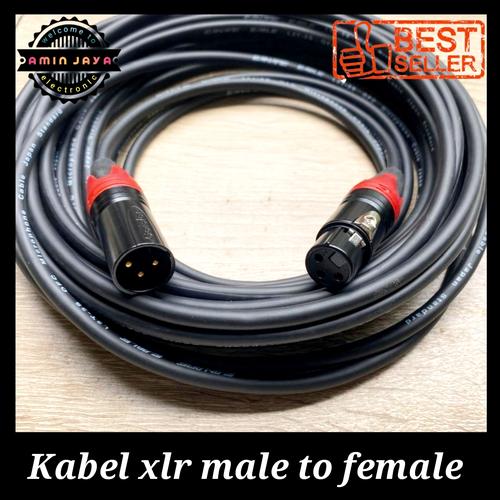 Jual Kabel xlr male to female / kabel microphone / kabel phantom power ...