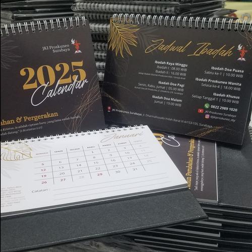 Jual KALENDER MEJA AP230 UKURAN 21x15 12 LEMBAR CUSTOM FULL JILID ...