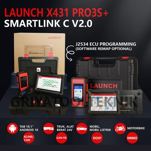 Jual Launch X431 PRO3S+ Smartlink C V2.0 Mobil dan Truck Siap Pakai - Jakarta Timur - Griya Tool ...