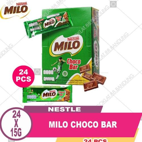 Jual Ready Stock Milo Choco Bar Box 24 Pcs X 15 Gr Cokelat Nestle Mini ...