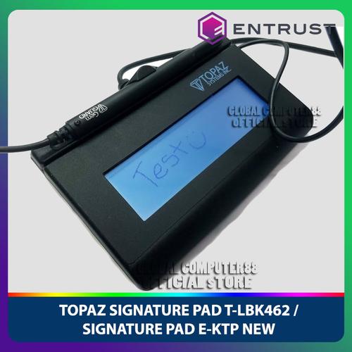 Jual TOPAZ SIGNATURE PAD T-LBK462 / SIGNATURE PAD KTP-EL NEW - Kab ...