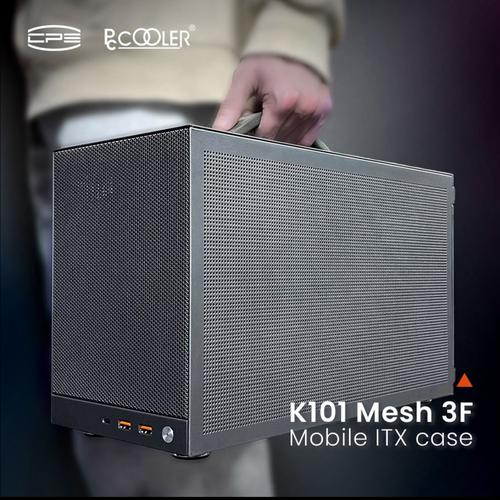 Promo PCCOOLER K101 Mesh Portable Desktop ITX Small Case | Black Dan ...