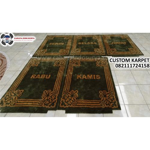 Jual KARPET LIFT INSTALASI CUSTOM NAMA HARI | CUSTOM WARNA & UKURAN ...