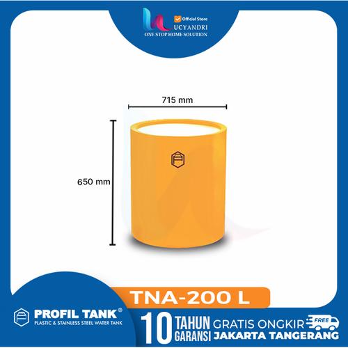 Promo Tangki Air Terbuka Bak Air 200 L Profil Tank TNA Tandon Toren ...