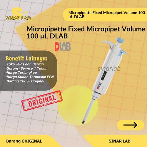 Jual Micropipette Fixed Micropipet Volume 100 µL DLAB - Kab. Sidoarjo ...