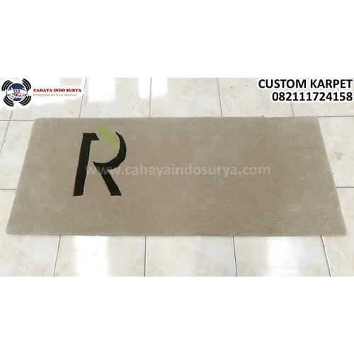 Jual KARPET KESET CUSTOM LOGO INISIAL BRAND | CUSTOM WARNA & UKURAN ...