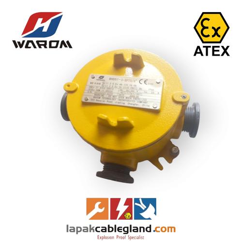 Jual Exproof Round Box WAROM BHD51-D 1/2”NPT Aluminium 4 way Exd c/w ...