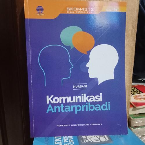 Jual ORIGINAL KOMUNIKASI ANTAR PRIBADI EDISI 5 UT - Jakarta Timur ...