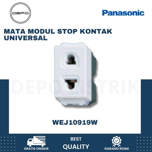 Promo Panasonic Mata Stop Kontak Universal Putih WEJ10919W Wide Series ...