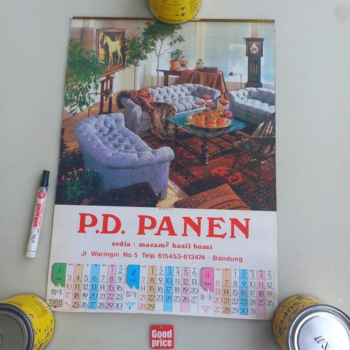 Jual Kalender 1988 gambar interior - Kab. Banyumas - Bima 70an | Tokopedia