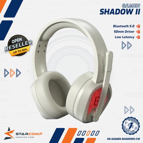 Jual Gamen Shadow II Headset Gaming Bluetooth Ultra Low Latency - Putih ...