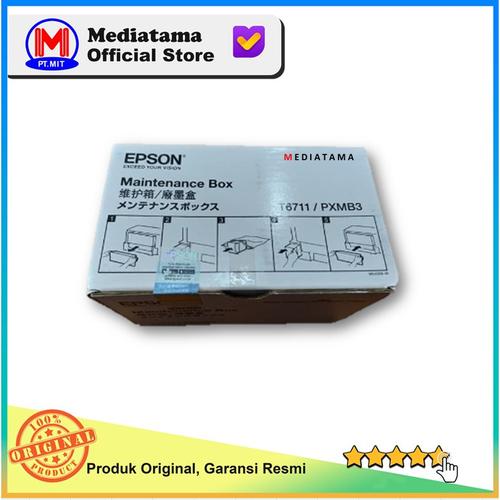 Jual MAINTENANCE BOX PRINT EPSON L1455 T6711 ORIGINAL L1455 / WF7611 ...