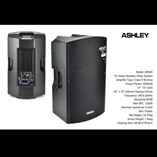 Jual ASHLEY AR500 SPEAKER AKTIF AR 500 ASHLEY 15 INCH ORIGINAL GARANSI ...