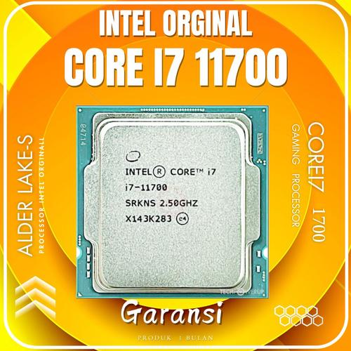 Jual Processor Intel Core i7 11700 tray Socket 1200 Rocket Lake - 11700 ...