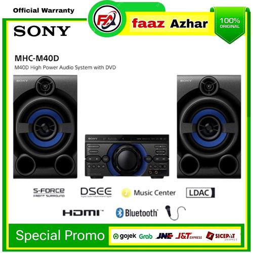 Jual SONY MHC-M40D High Power Audio System with DVD MHCM40D - Jakarta ...