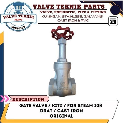 Jual GATE VALVE KITZ STEAM 10K DRAT 1/2" inch / ORIGINAL - Jakarta ...