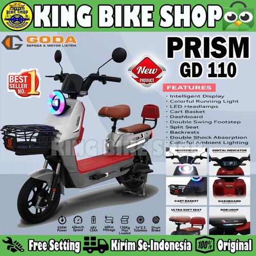 Jual Sepeda Listrik GODA PRISM GD 110 550 Watt Electric E Bike - Blue ...