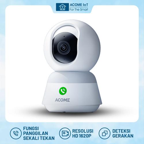 Promo ACOME IoT APC07 Camera CCTV WiFi Indoor Full HD 1620P Pengawasan Full Color Siang Malam ...