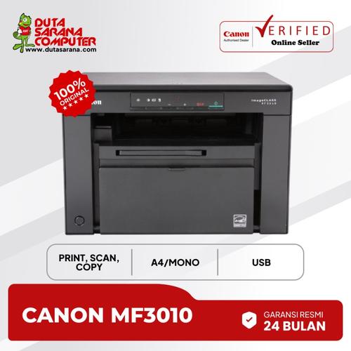Jual CANON Image Class MF3010 Printer Laserjet Hitam Putih - Print Scan ...