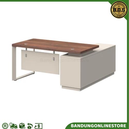 Jual Meja Direktur L Sisi Kiri Cokelat Informa Meja Direksi Monthana ...