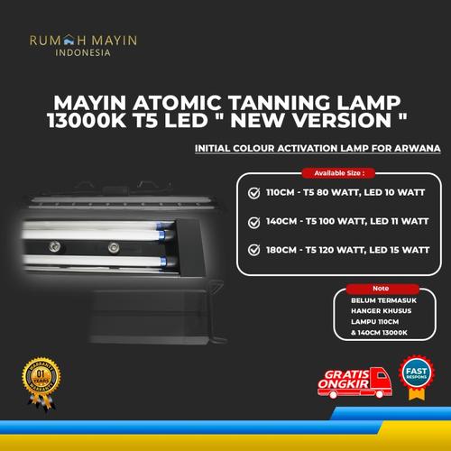 Jual MAYIN Atomic Tanning Lamp 13000K T5 LED Lampu Aquarium Ikan Arwana ...