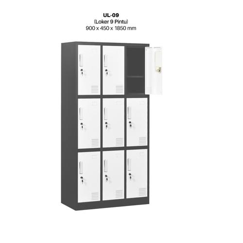 Jual Loker locker kantor sekolah mall kampus file dokumen besi 9 pintu ...