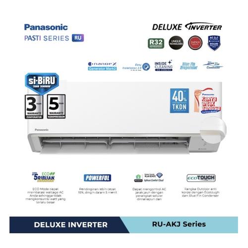 Jual AC Panasonic Deluxe Inverter 2.5 PK RU24AKJ - Jakarta Utara ...