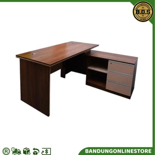 Jual Meja Direktur L Sisi Kanan 1407 Cokelat Informa Meja Direksi ...