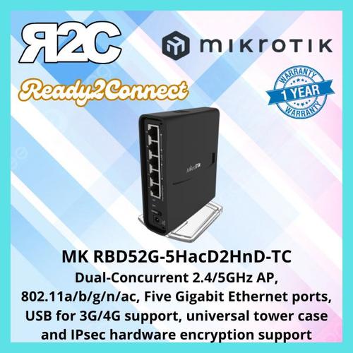Jual Mikrotik RBD52G-5HacD2HnD-TC (hAP-AC2) Router Wireless - Jakarta ...