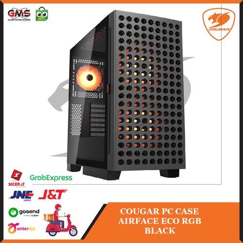 Jual COUGAR PC Case Gaming AIRFACE ECO RGB Black - Casing Gaming ...