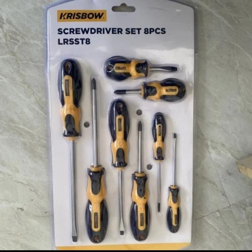 Jual Krisbow Set 8 Pcs Obeng Plus & Minus - Kuning - Kota Depok - ARVIN ...