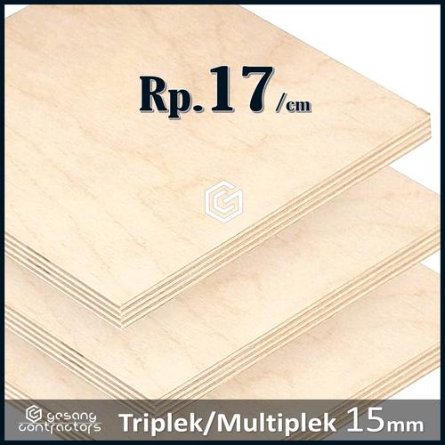 Jual Triplek 15mm Custom /cm2 Plywood Multiplek 15mm BBCC, Albasia ...