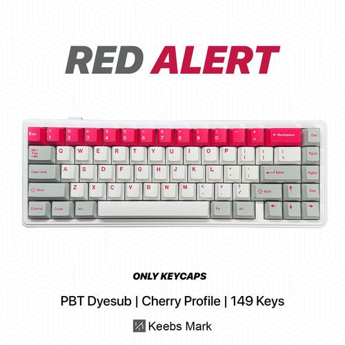 Jual Red Alert Keycaps PBT Dyesub 149 Keys Cherry Profile Keycaps - Jakarta Utara - KeebsMark ...