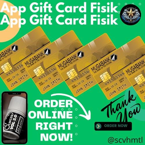Jual App Gift Card Fisik Slmcdz V2 Mark-Made - 9 - Kab. Klaten - SCVH ...