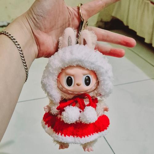 Jual Labubu Christmas Hoddie Santa / Labubu Clothes Santa Hoddie ...