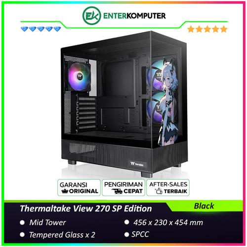 Promo Casing Thermaltake View 270 SP Edition Black Mid Tower Case Cicil ...