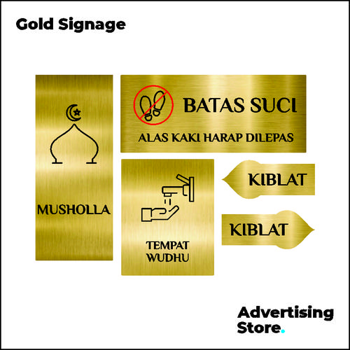 Jual Signage Gold | Sign Stainless Gold | Sign Stainless Mewah | Sign ...