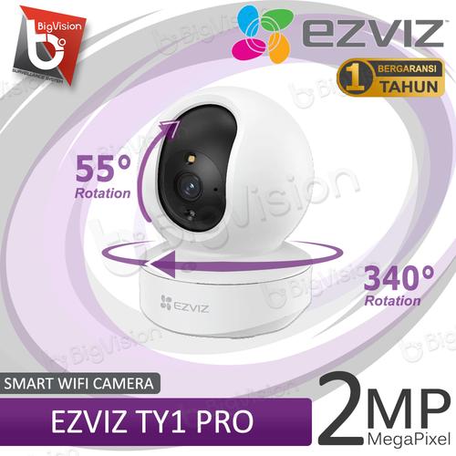 Jual EZVIZ TY1 PRO 2MP WIFI CAMERA PTZ 360 KAMERA CCTV INDOOR - MEMORY ...
