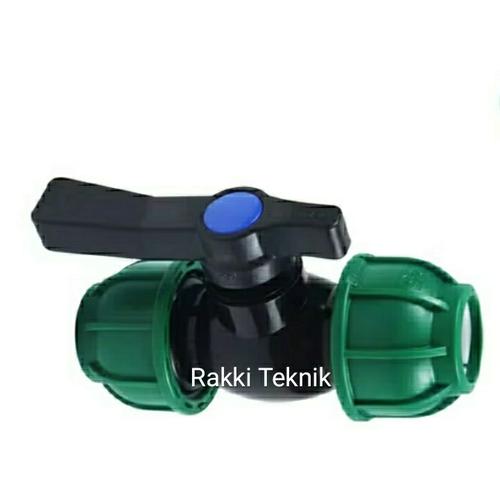 Jual Ball Valve HDPE / Stop Kran HDPE Plastic Ball uk. 32 m (1 ...