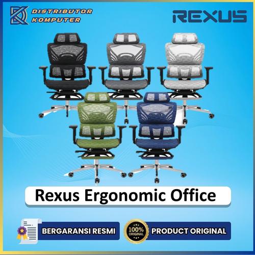 Promo Rexus Ergonomic Office Chair NC-5 MAX / NC5 MAX - Furniture Kursi ...