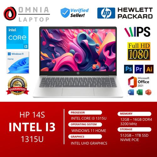 Jual Laptop HP 14 Intel Core i3 1315U 16GB 1TB 14" Fhd Ips Windows 11 ...