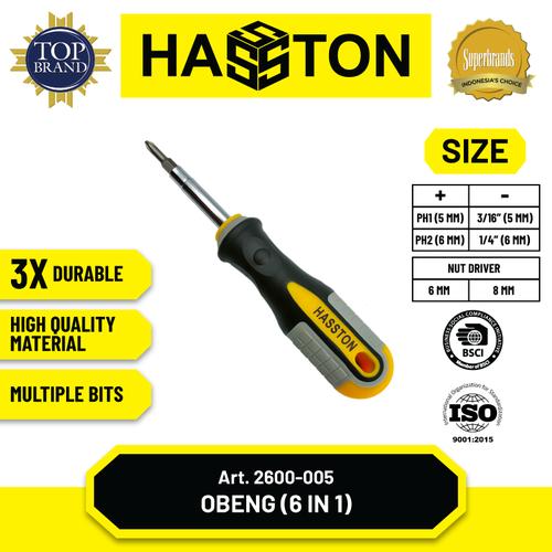 Jual Hasston Obeng 2 Way Pendek Plus Minus (2600-001) - Jakarta Pusat ...