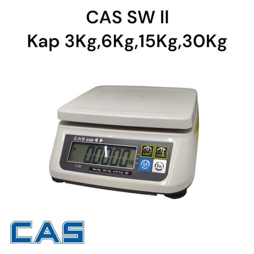 Jual Timbangan meja digital CAS SW 2 kap 3Kg - 30Kg LCD, made in Korea - 3KG - Jakarta Barat ...
