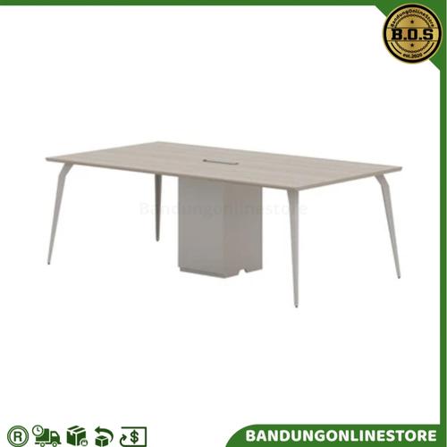 Jual Meja Rapat Elegan 220 Abu Cokelat Oak Informa Maven Meja Meeting ...