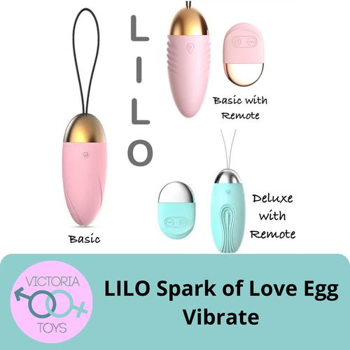 Promo Lilo Spark of Love Egg Vibrate With Remote Control Alat Pijat ...