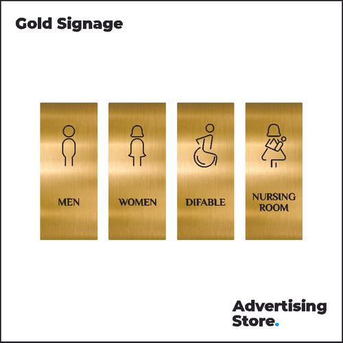 Promo Signage Gold | Sign Stainless Gold | Sign Stainless Mewah | Sign ...