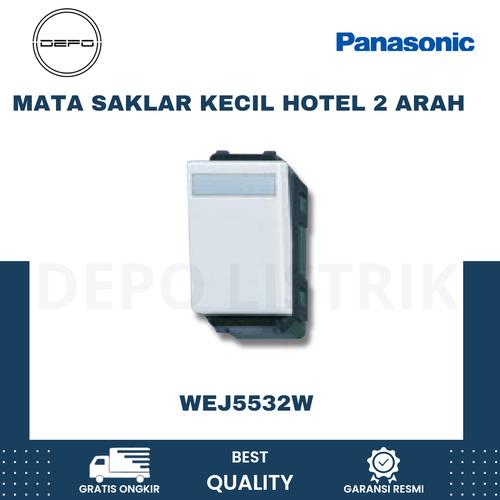 Promo Panasonic Mata Saklar Kecil Putih Hotel 2 Arah WEJ5532W Wide ...
