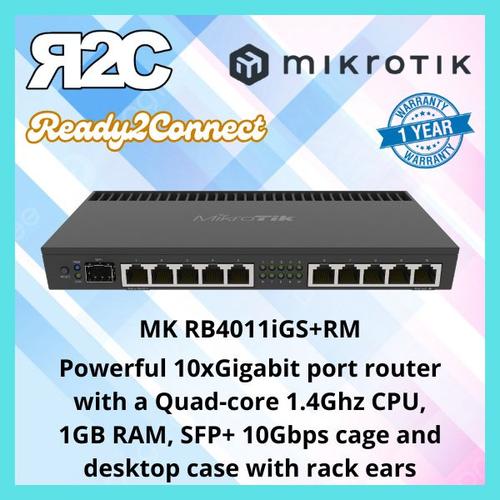 Jual Mikrotik RB4011iGS+RM RouterBoard Rackmount - Jakarta Pusat ...